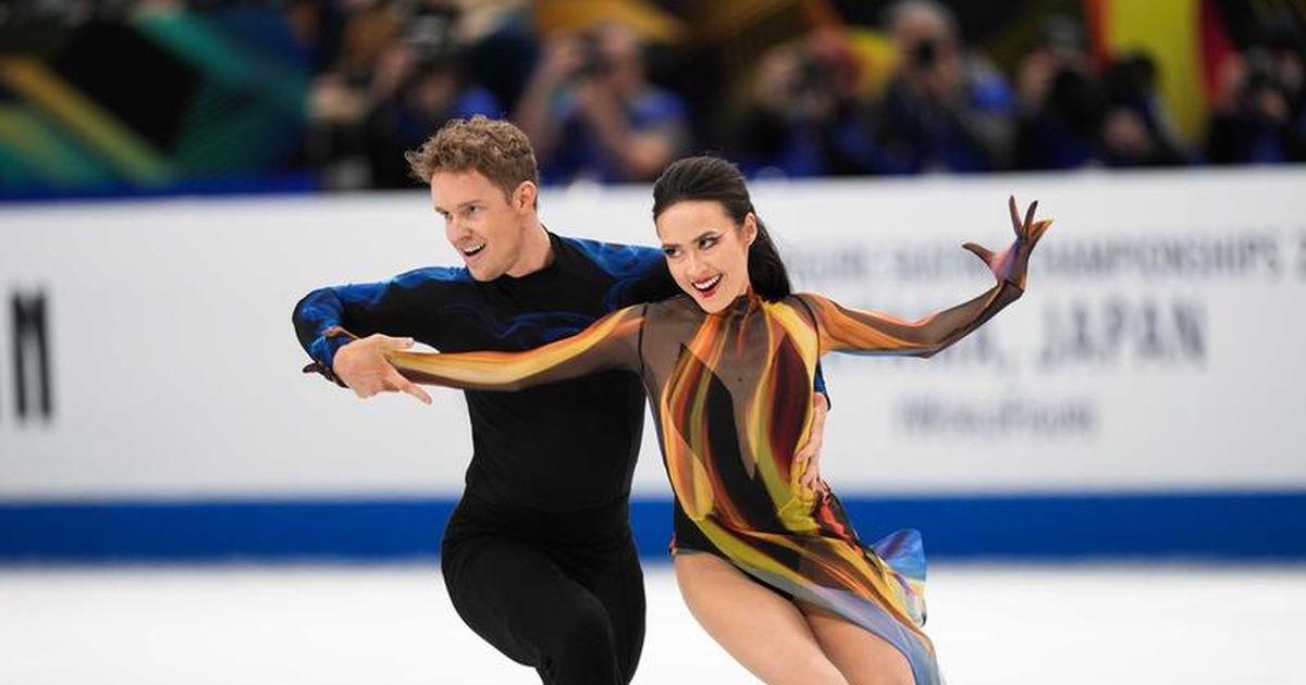 VIDEO Madison Chock şi Evan Bates, campioni mondiali la dans pe gheață ...
