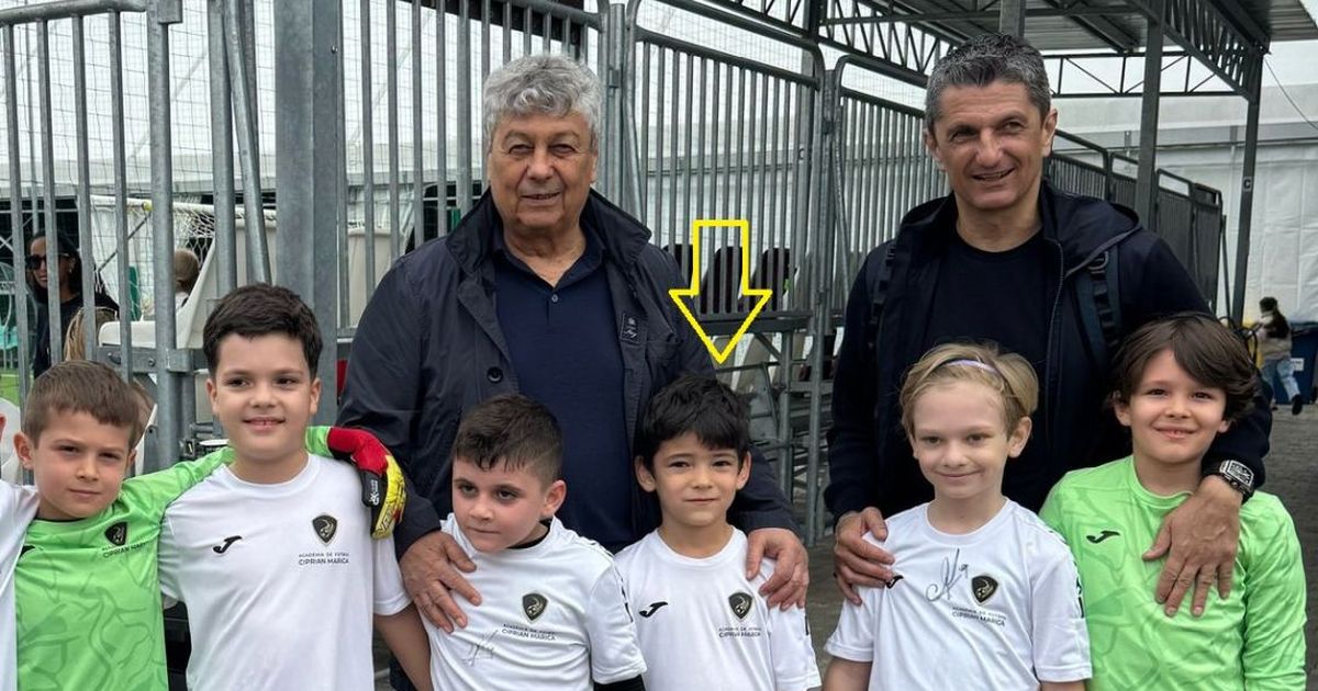 În vizită la Academia Dinamo. Răzvan și Mircea Lucescu, moment special ...