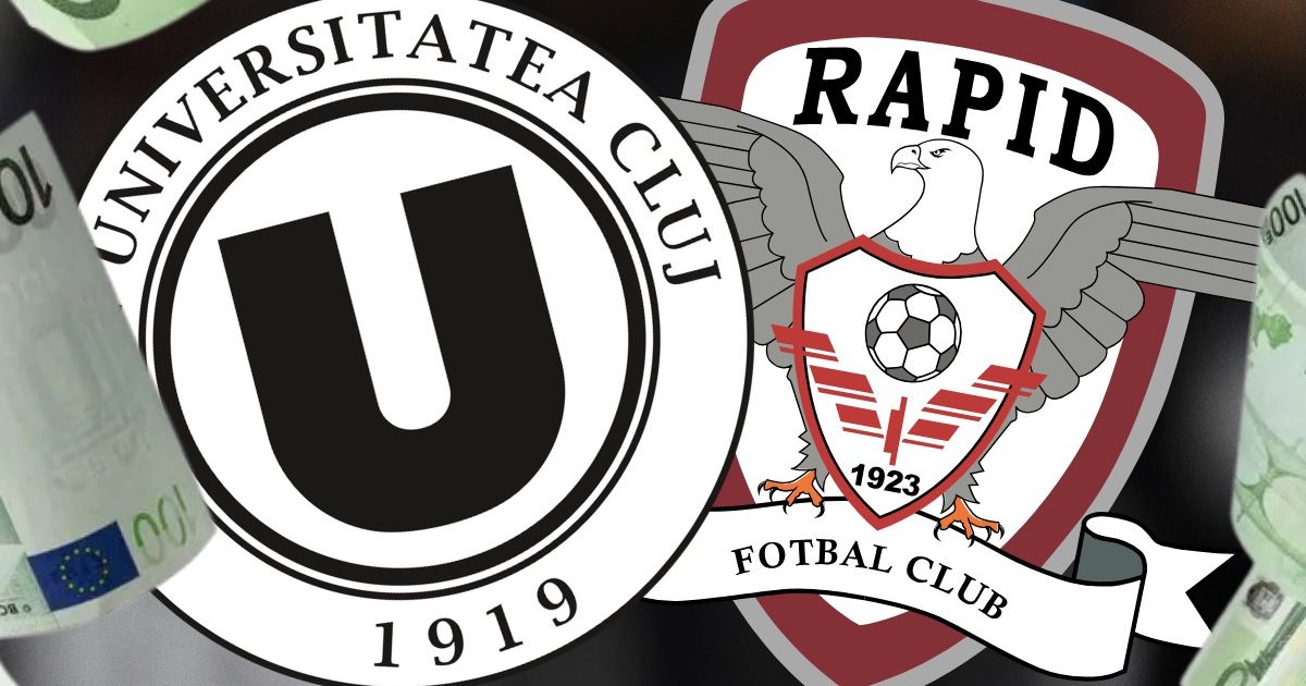 Raport financiar șocant Rapid vs U Cluj! „Șepcile roșii” au terminat ...