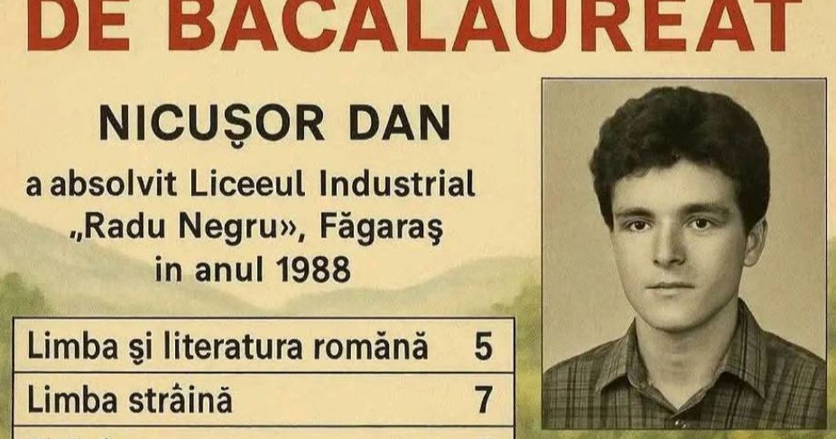Propagandă falsă. Nicușor Dan a arătat diploma de BAC pentru a demonta ...