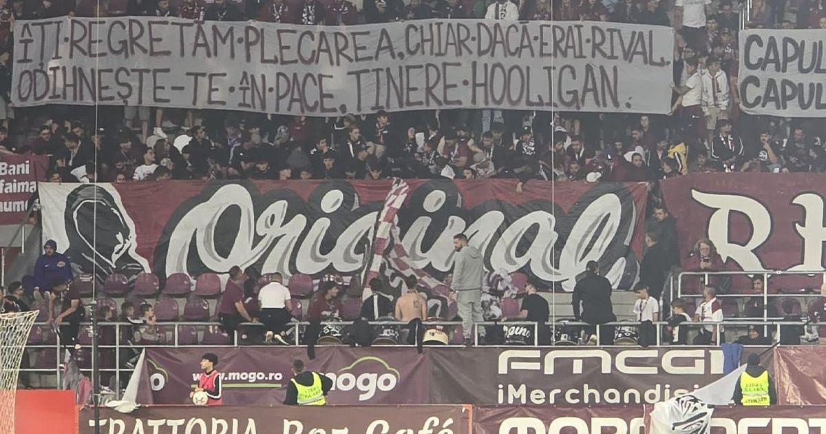 „Îți regretăm plecarea”. FOTO: Suporterii lui Rapid, gest impresionant ...