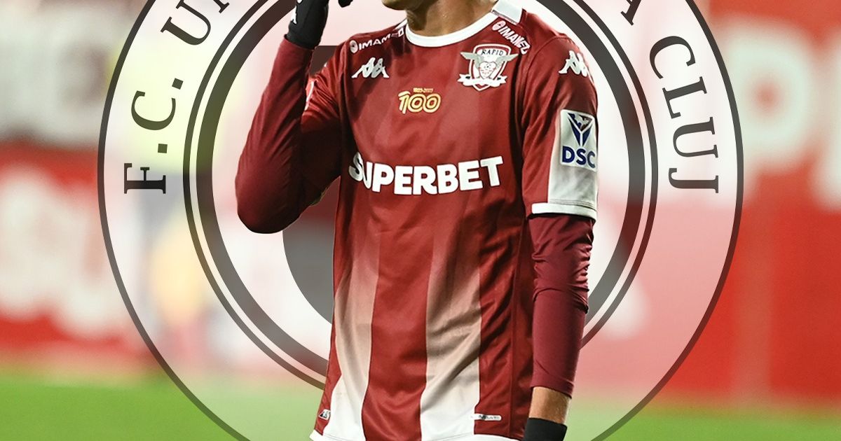 U Cluj, transfer de la Rapid. Giuleștenii l-au cedat pe mijlocașul pentru care au plătit 400.000 ...